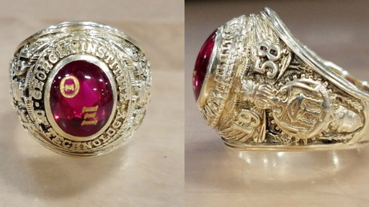 Ohio man searching for owner of lost Georgia Tech class ring | FOX 5 ...