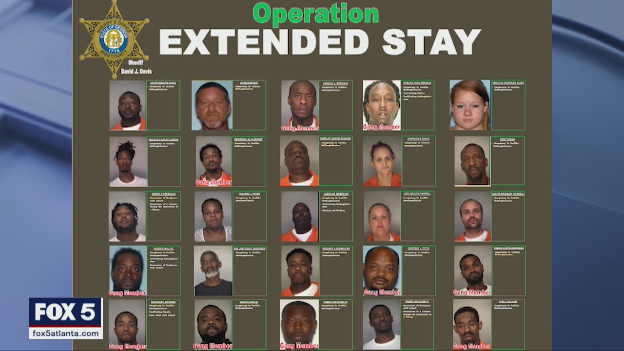 Operation Extended Stay Nets 25 People In Macon Area In Massive Drug