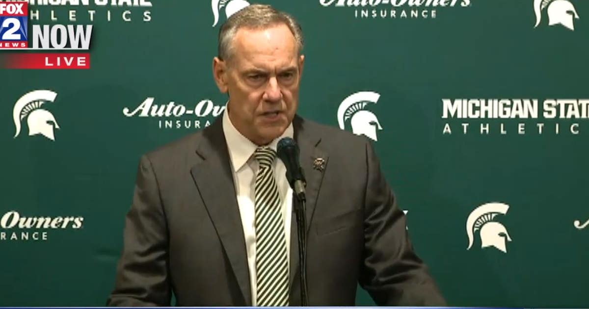 Michigan State head coach Mark Dantonio holds press conference ...