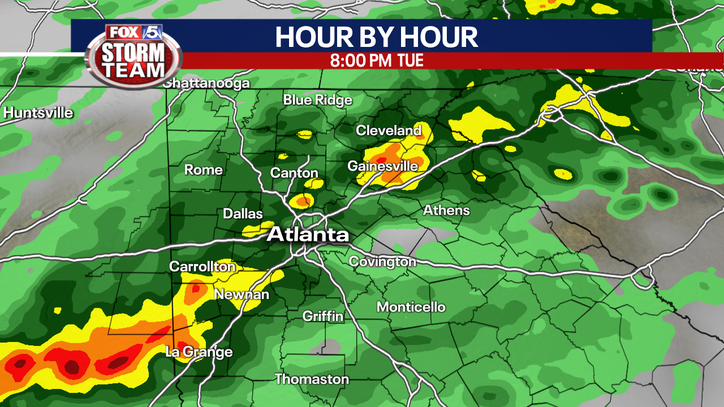 Flash Flood Watch issued for Georgia counties | FOX 5 Atlanta
