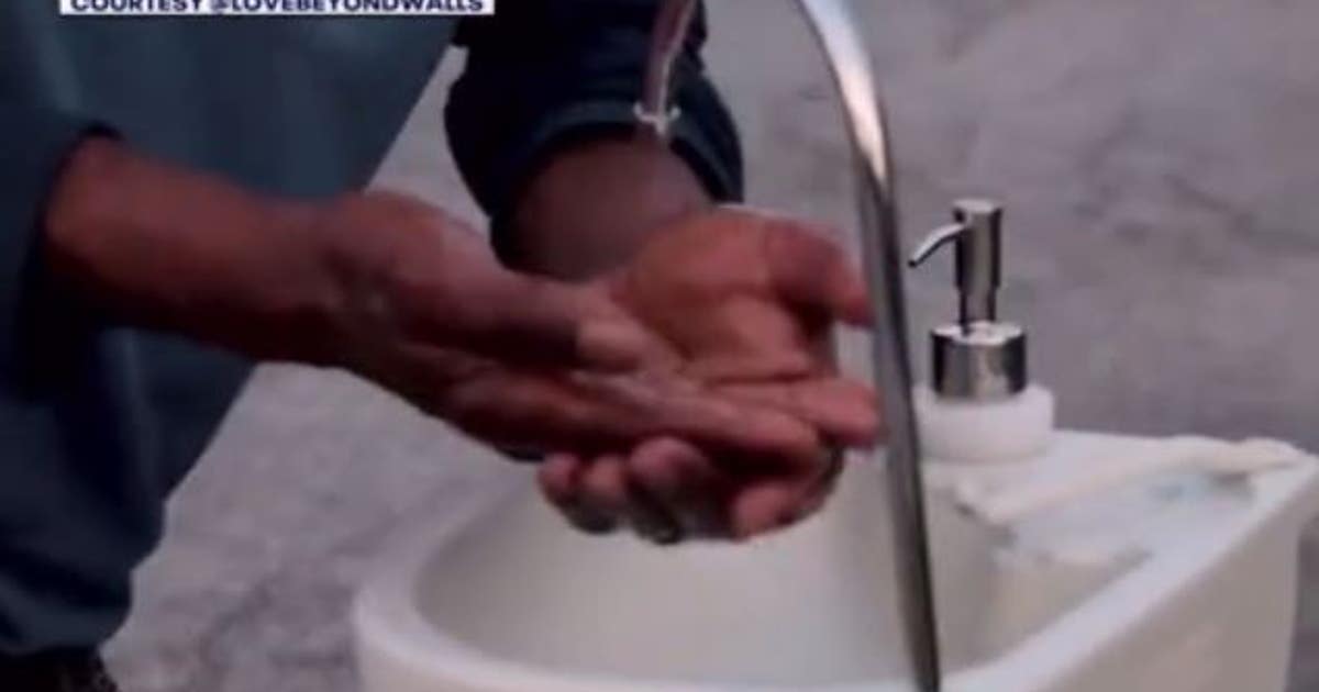 Portable sinks being placed around Atlanta so homeless can wash hands ...