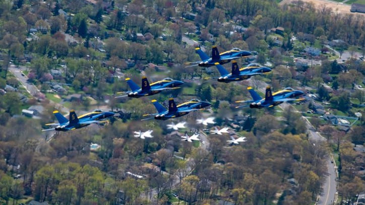 Watch: Thunderbirds, Blue Angels fly over Atlanta | FOX 5 Atlanta