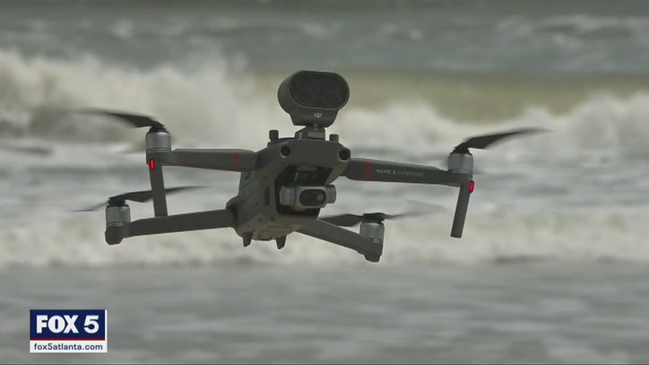 Drones used to enforce social distancing | FOX 5 Atlanta