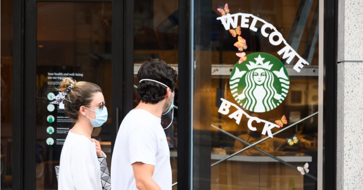 Starbucks to require customers to wear face masks inside locations ...