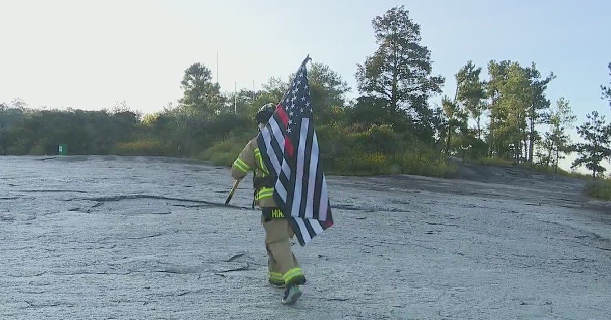 Firefighters climb Stone Mountain as tribute to 9/11 first responders ...
