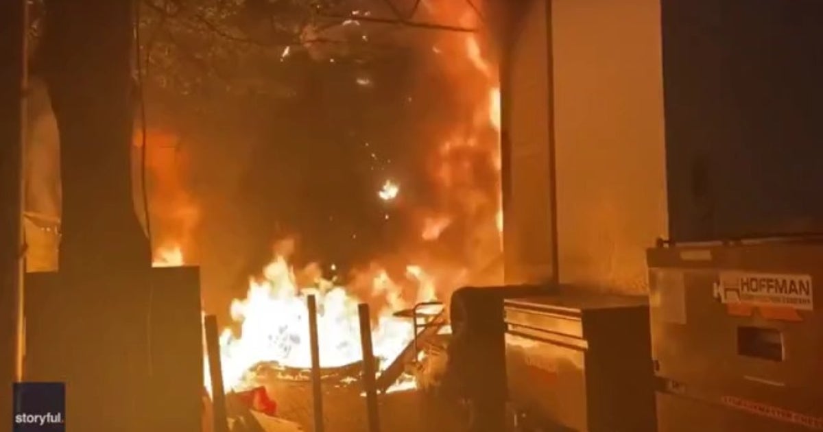 Riot declared in Portland when protesters smash windows, set fires ...
