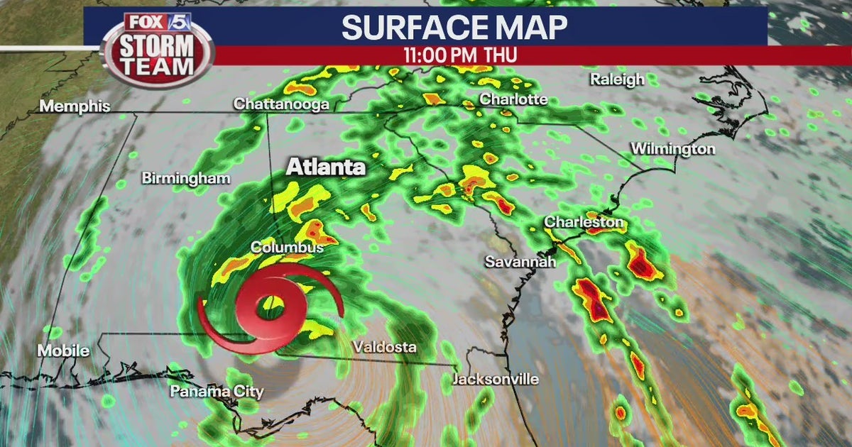 Tracking Nicole: Georgia residents vigilant as storm moves through ...