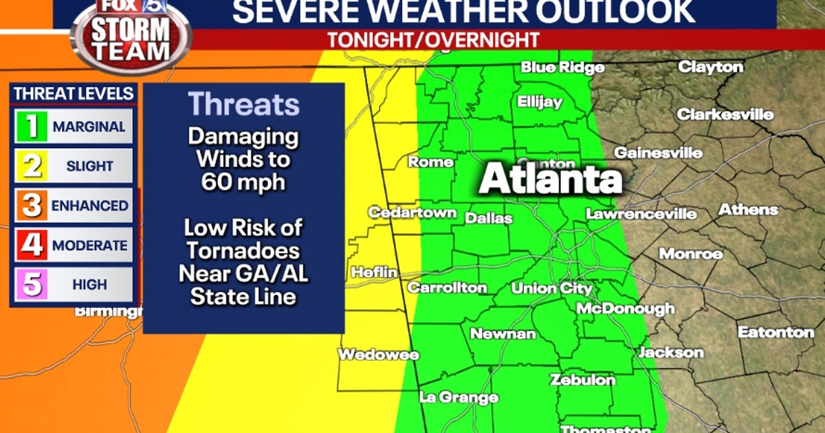 Georgia weather: Storm system bringing rains, gusty winds to state ...