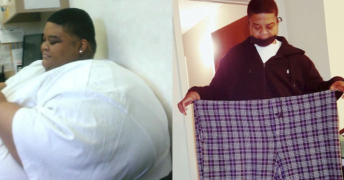 Man loses nearly 400 pounds, keeping promise to grandmother | FOX 5 Atlanta