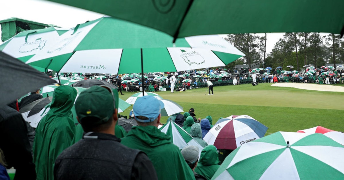 Masters could face rounds of rain as golf tournament gets underway in ...