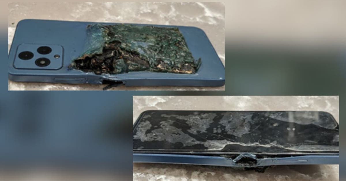 Smartphone catches fire in Roswell, fire department issues warning ...