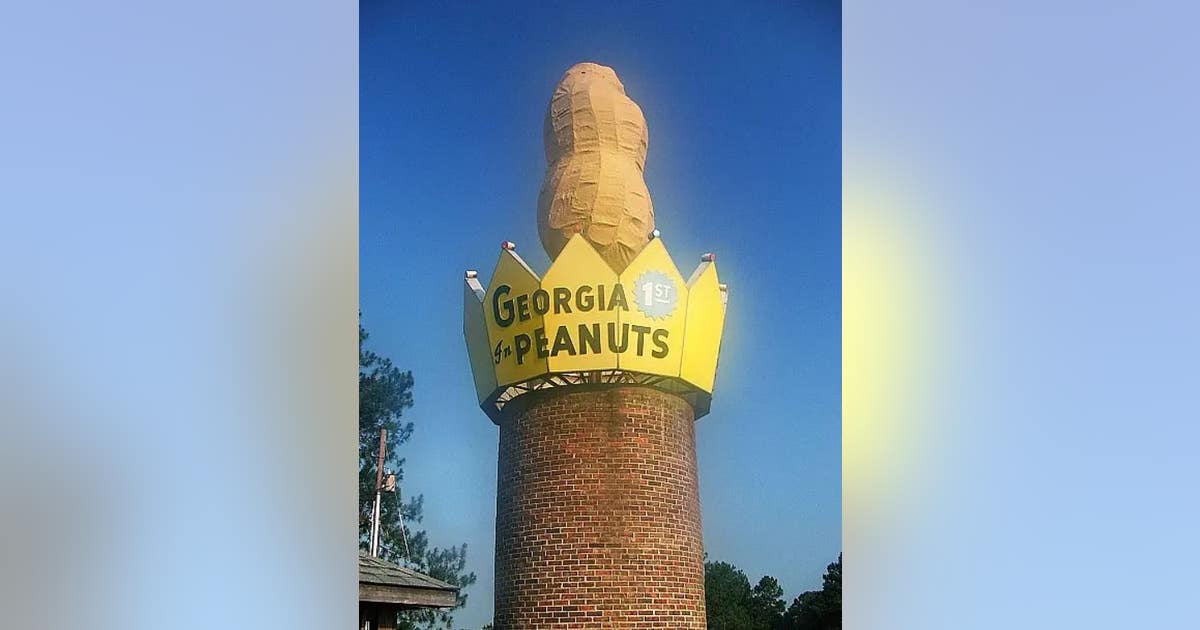 Georgia's Big Peanut monument restored years after hurricane damage ...