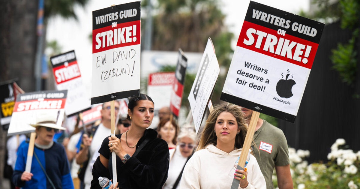 Hollywood actors strike, joining writers in 1st industry-stopping ...