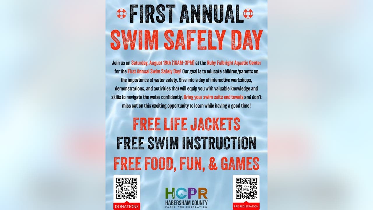 Free swimming lessons in Habersham County for first annual Swim Safely ...