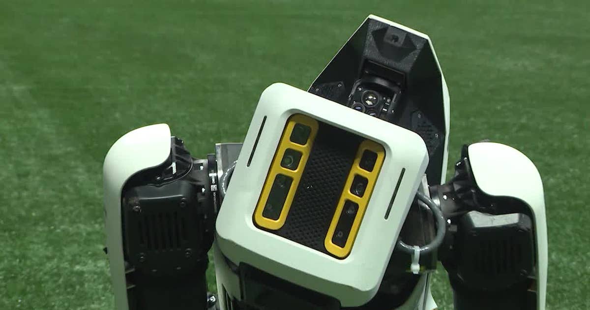 Meet Benzie, the robot security dog at Mercedes-Benz Stadium | FOX 5 ...