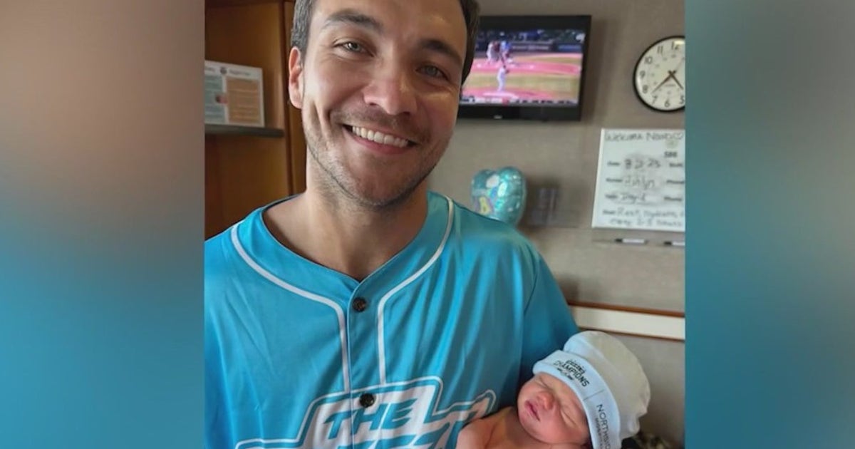 New dad, Atlanta Braves super fan wins race against The Freeze at ...