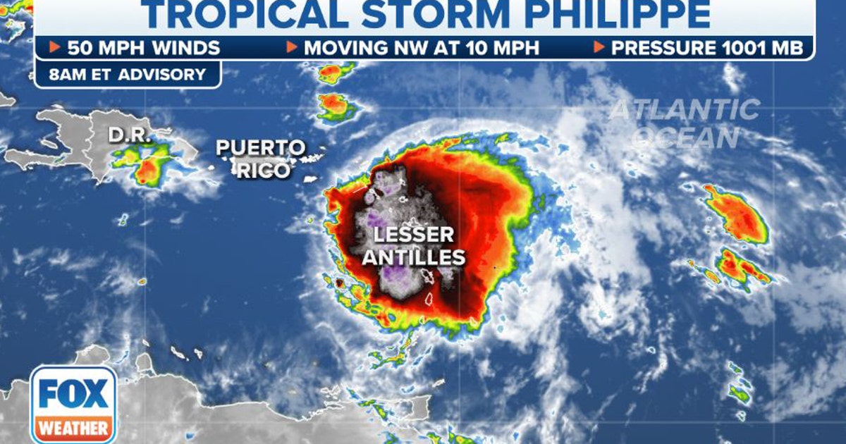 Tropical Storm Philippe brings heavy rain, flash flooding to portions ...