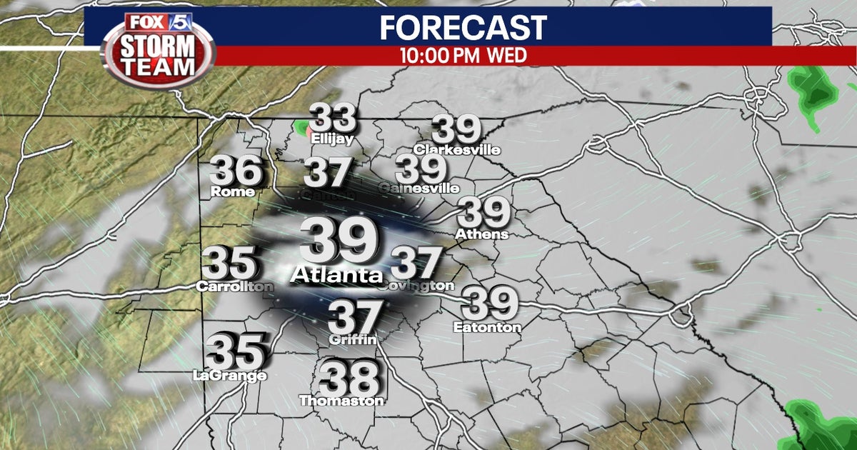 Atlanta weather: 3 rounds of rain, flurries over the next 7 days | FOX ...