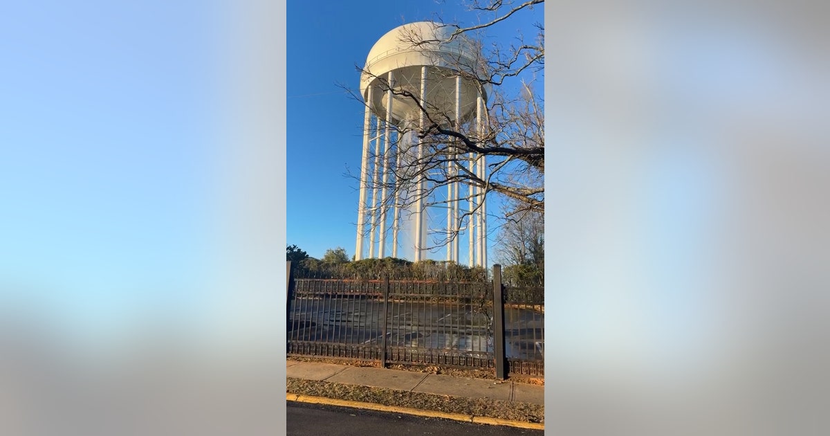 Griffin water tower gushing water | What residents need to know | FOX 5 ...