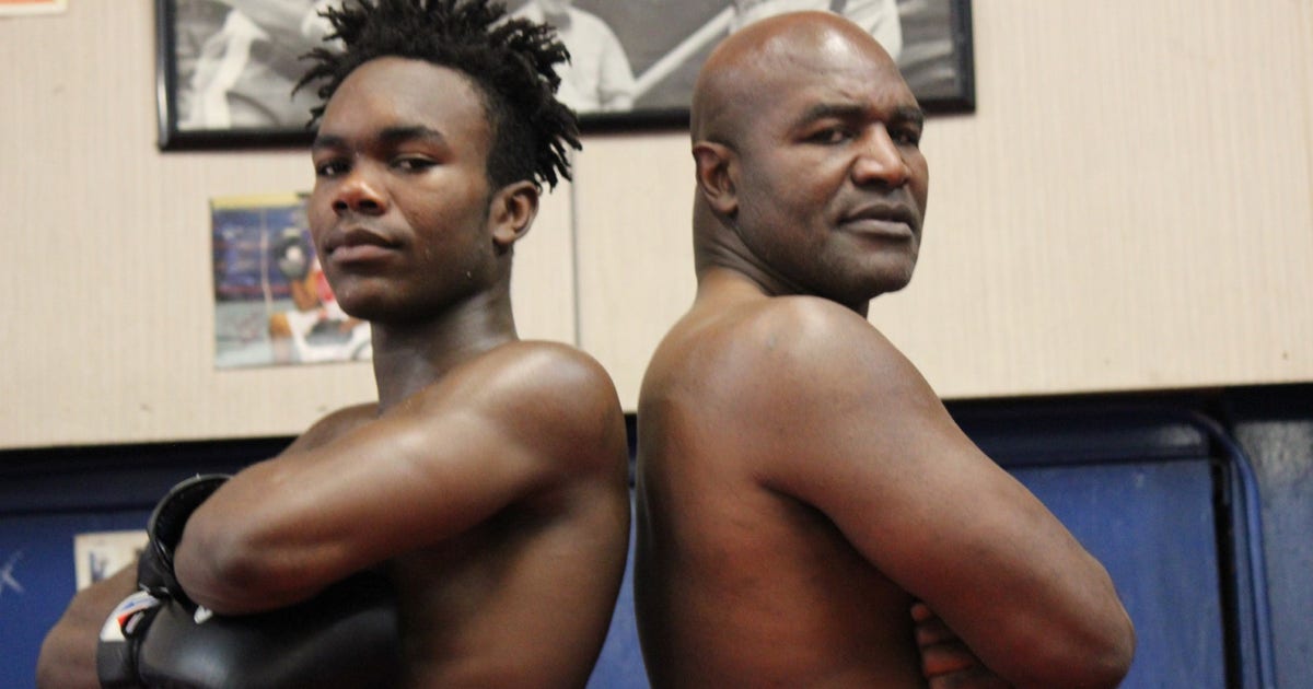 Evan Holyfield, son of boxing great Evander Holyfield, hopes to fight ...