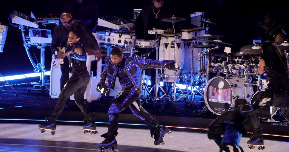 Usher's skates in Super Bowl halftime show made by Minnesota company ...