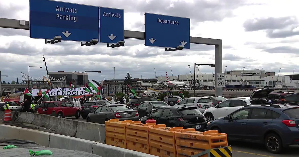 Sea-Tac Airport roads reopened after pro-Palestine demonstration ...