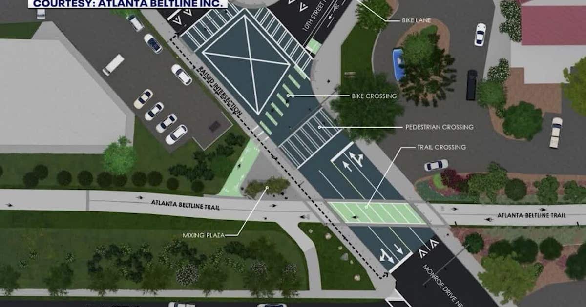 Atlanta BeltLine intersection gets safety enhancements near Piedmont ...