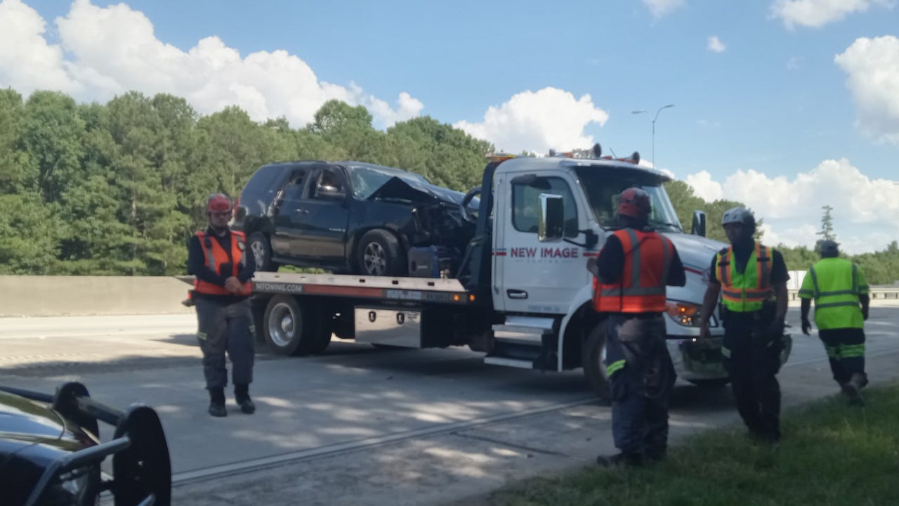 Crash on I-675 shuts down all lanes | FOX 5 Atlanta
