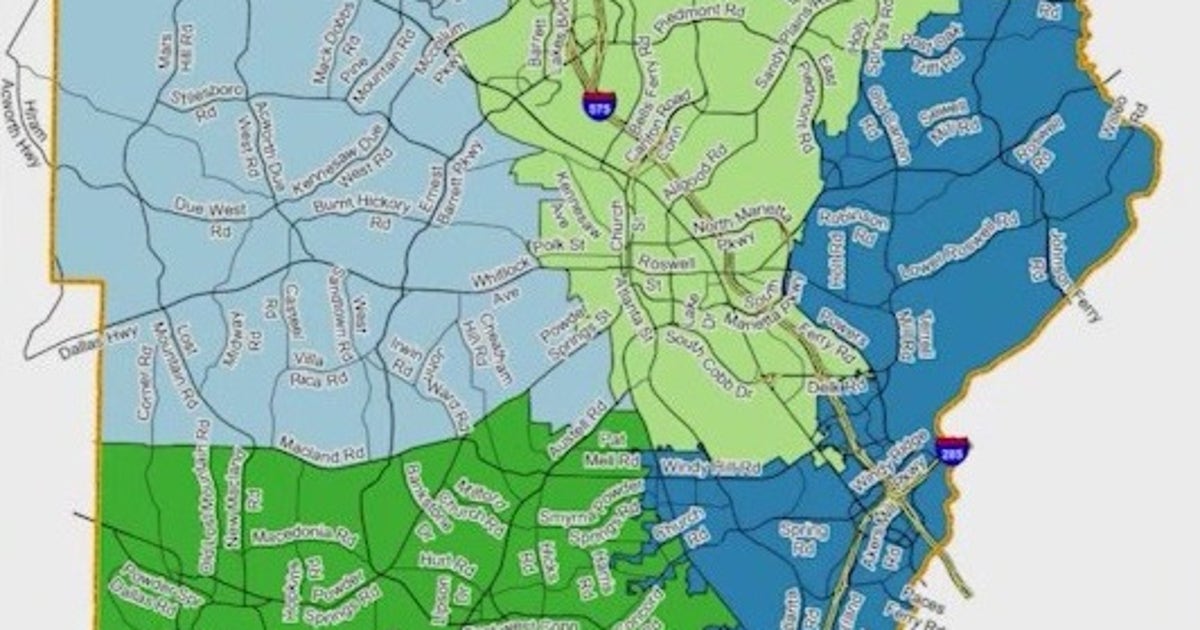 Cobb County Commissioners agree to use state-drawn district map | FOX 5 ...