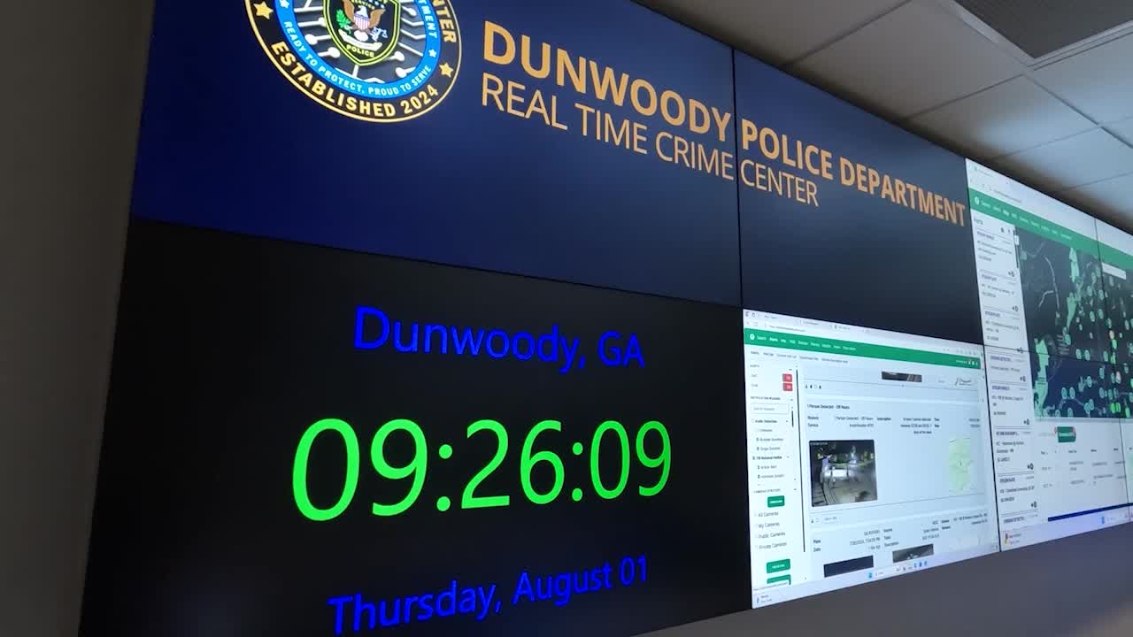 Dunwoody police unveils real-time crime center | FOX 5 Atlanta Dunwoody police unveils real-time crime center | FOX 5 Atlanta