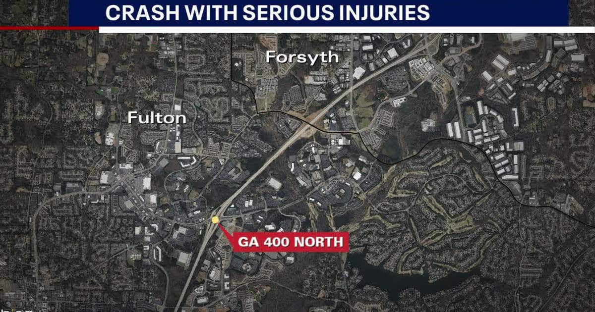GA-400 crash causes late-night traffic mess, injuries | FOX 5 Atlanta