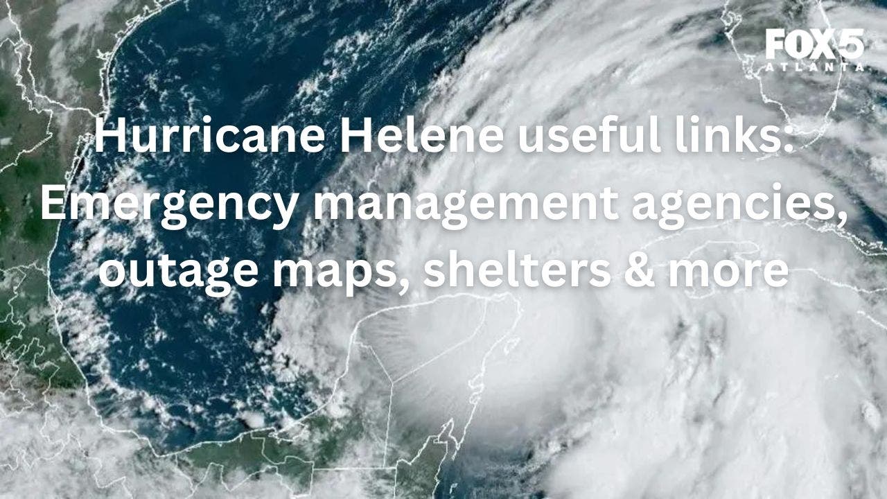 Hurricane Helene: Power outage maps, emergency shelters, emergency management agencies | FOX 5 ...