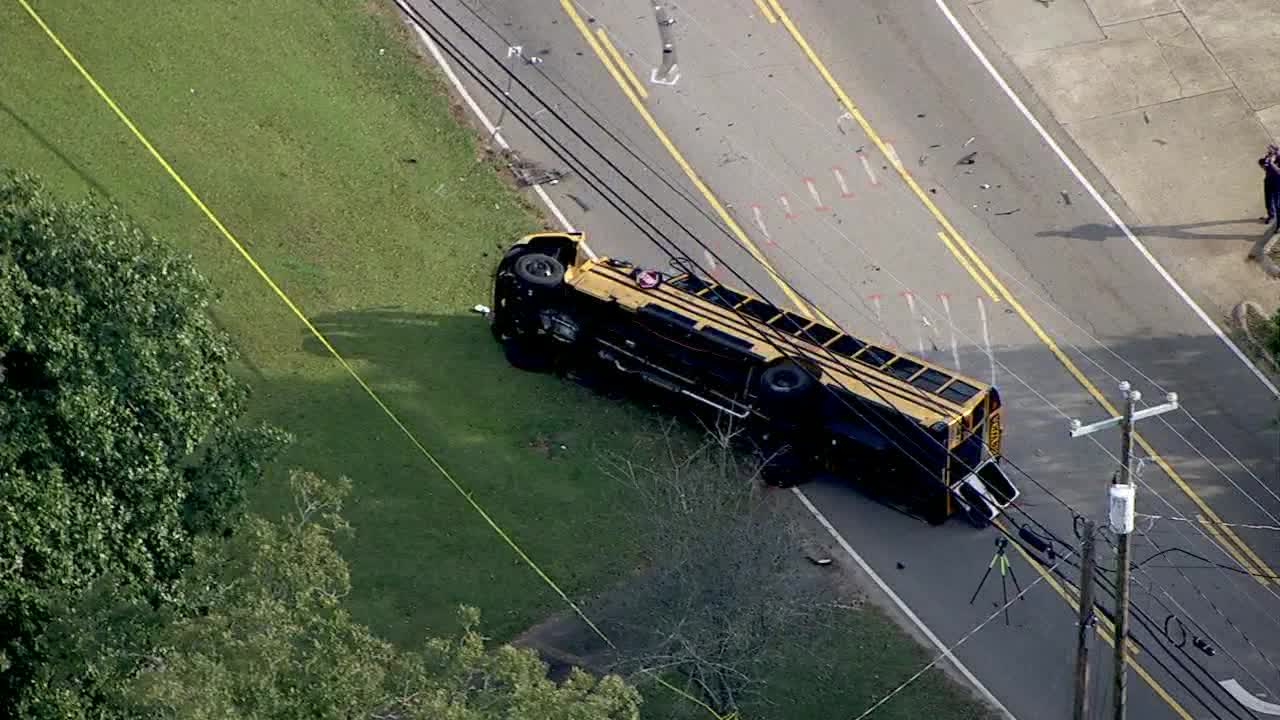 3 airlifted after Troup County school bus crash in LaGrange | FOX 5 Atlanta