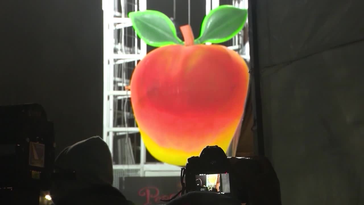Watching The New Year Peach Drop