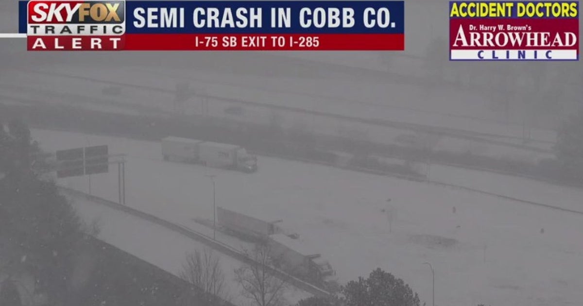 Atlanta road conditions: Snow, ice causing roads to deteriorate, GDOT ...