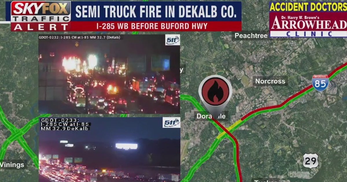 Traffic alert: Multiple crashes disrupting traffic in metro Atlanta ...