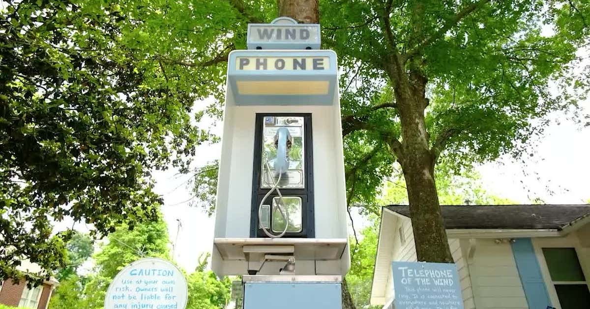 What is a Wind Phone? New Stone Mountain art piece helps callers heal ...