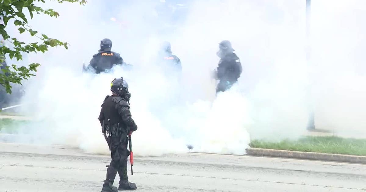 8 arrested after DeKalb police use tear gas to break up protest | FOX 5 ...