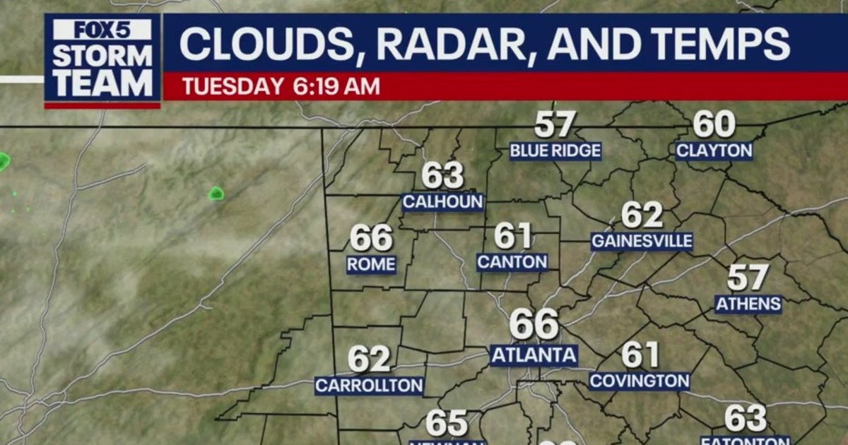 Metro Atlanta weather: Dry week ahead, temps near 92 by Friday | FOX 5 ...