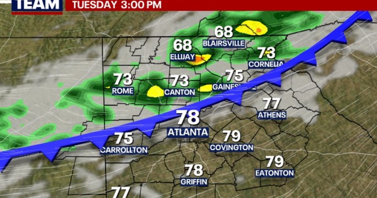 Tuesday weather: Calm, cool start in metro Atlanta, weak cold front ...