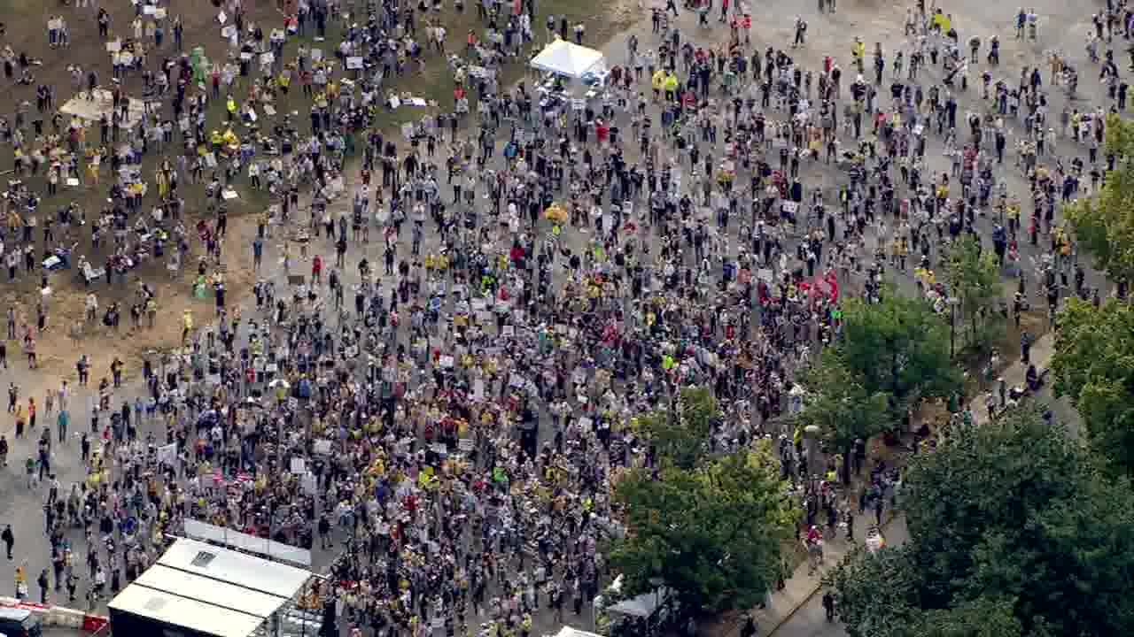 Atlanta 'No Kings' protest stays peaceful, marches to capitol | FOX 5 ...