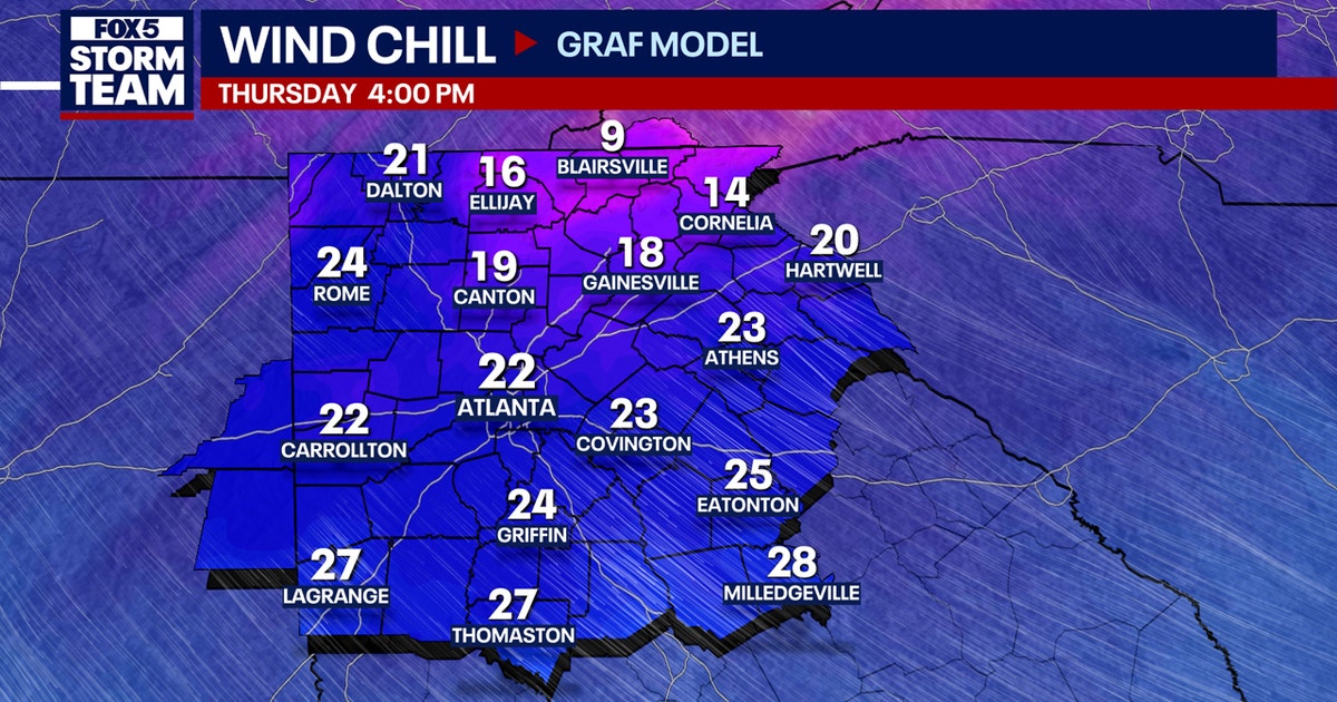 Snow threat in North Georgia Mountains amid arctic blast | FOX 5 Atlanta