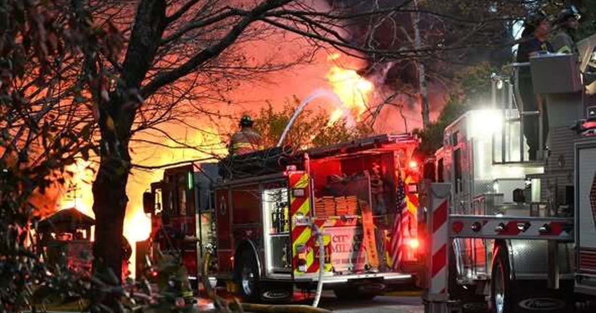 Firefighters battle intense blaze on Redd Road in Milton | FOX 5 Atlanta