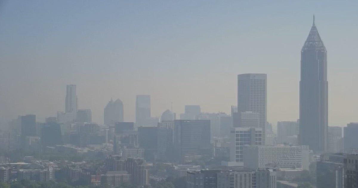 Wildfire smoke prompts haze concerns in metro Atlanta skies | FOX 5 Atlanta