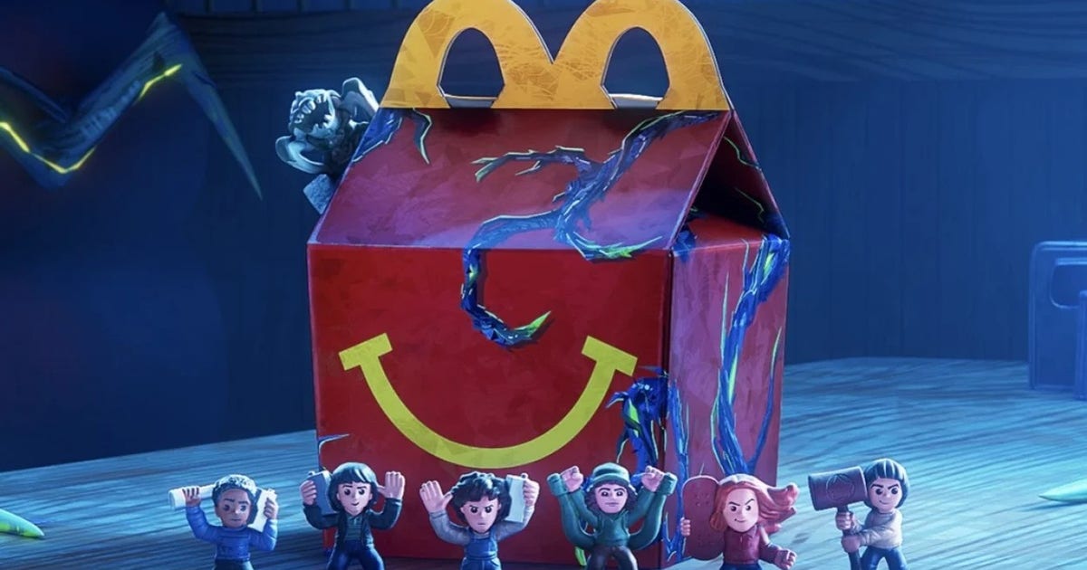Stranger Things Happy Meal promoting new animated series | FOX 5 Atlanta