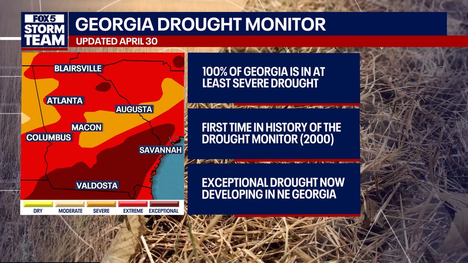 Georgia drought: 100% of state hits historic dry levels | FOX 5 Atlanta