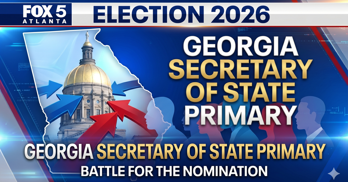 Live results of Georgia Primary 2026 for secretary of state | FOX 5 Atlanta