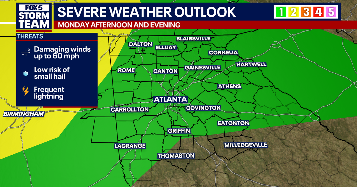 Monday weather: Storms possible later today before dry stretch arrives ...