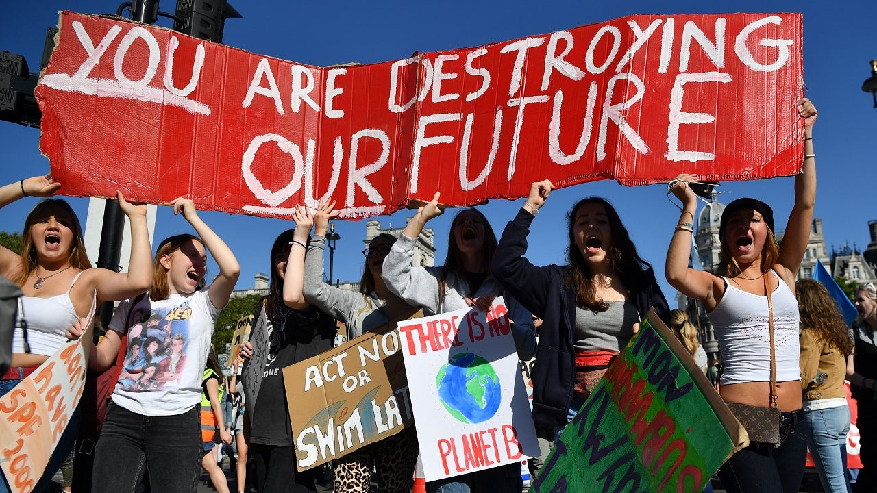 global warming protestors