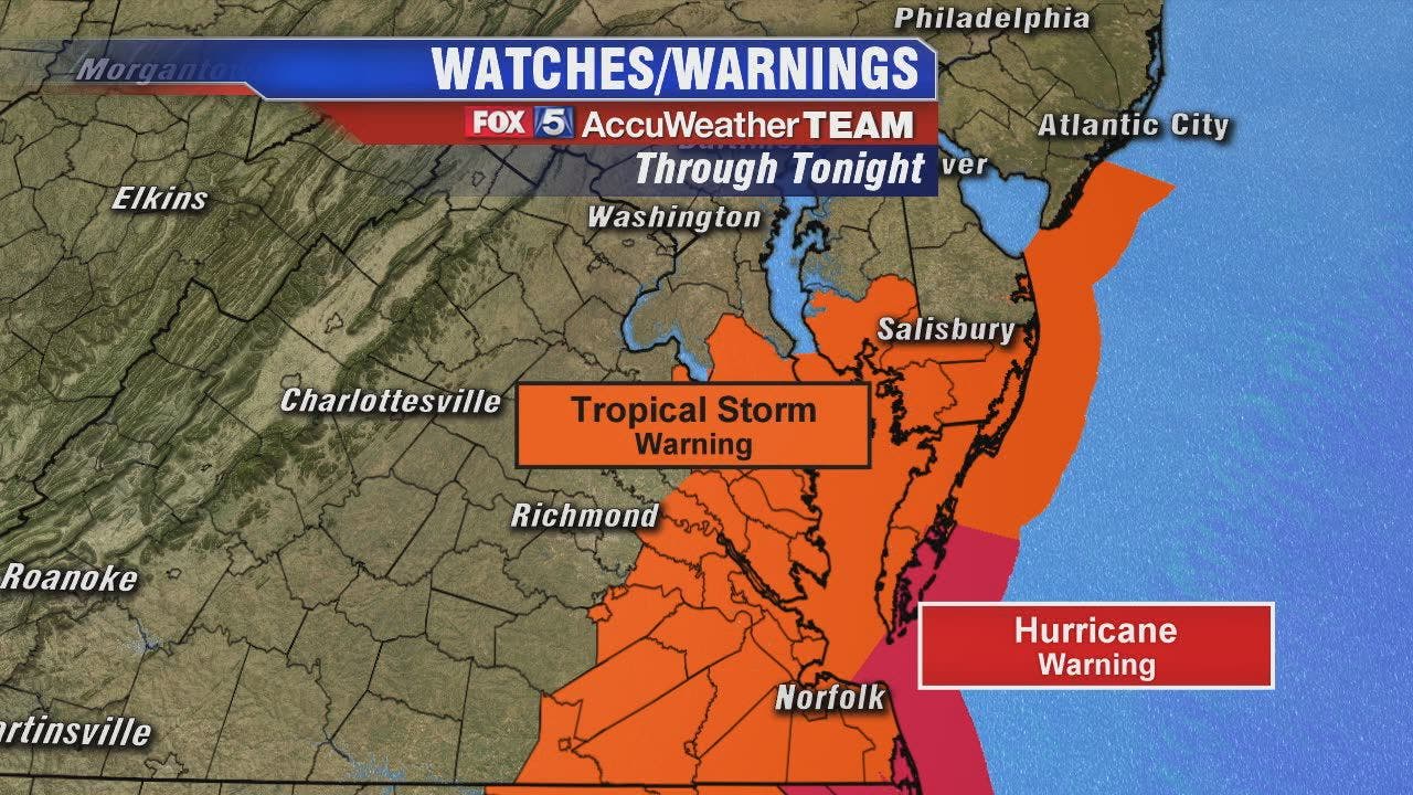 Here’s what to expect from Hurricane Dorian in DC, Maryland and ...